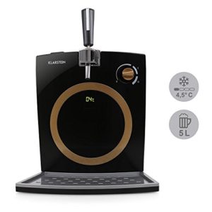 Klarstein Hopfenthal Bier-Zapfanlage für 5l Fässer mit Kühlung (mit ...